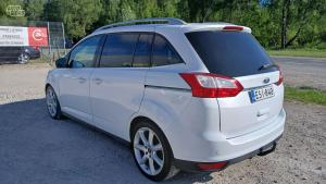 White Ford Grand C-MAX 2011 in Radviliskis, with an engine capacity of 2.00 L and mileage of 256 thousand km for 3950 €, photo 5 on AUTOMOTO.COM.LV