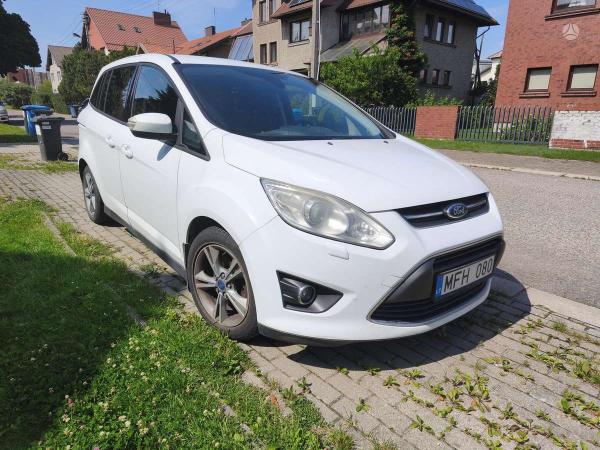 White Ford Grand C-MAX 2014 in Klaipeda, with an engine capacity of 2.00 L and mileage of 409 thousand km for 3200 €, photo 8 on AUTOMOTO.COM.LV