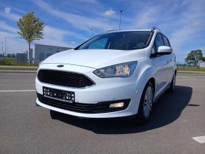 White Ford Grand C-MAX 2015 in Marijampole, with an engine capacity of 1.00 L and mileage of 129 thousand km for 5450 €, photo 20 on AUTOMOTO.COM.LV