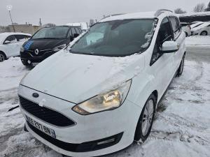 White Ford Grand C-MAX 2016 in Taurage, with an engine capacity of 2.00 L and mileage of 190 thousand km for 5900 €, photo 7 on AUTOMOTO.COM.LV