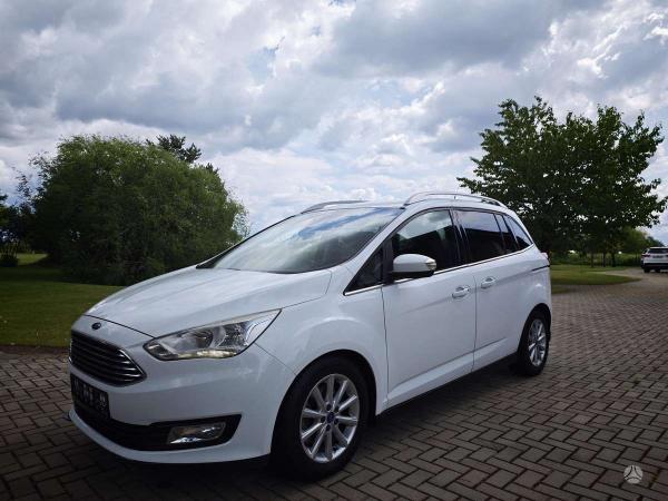 Balts Ford Grand C-MAX 2016 Šauļi, ar dzinēja tilpumu 1.50 L un nobraukumu 184 tūkst. km par 6700 €, foto 1 vietnē AUTOMOTO.COM.LV