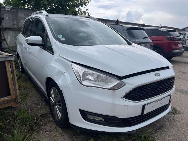 White Ford Grand C-MAX 2016 in Taurage, with an engine capacity of 2.00 L and mileage of 237 thousand km for 2800 €, photo 3 on AUTOMOTO.COM.LV