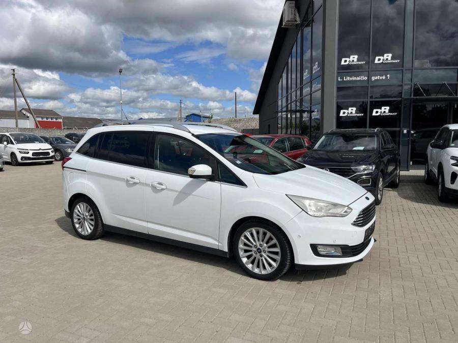 Balts Ford Grand C-MAX 2016 Tauragė, ar dzinēja tilpumu 1.00 L un nobraukumu 92 tūkst. km par 5900 €, foto 1 vietnē AUTOMOTO.COM.LV