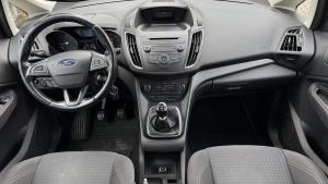 White Ford Grand C-MAX 2019 in Ukmerge, with an engine capacity of 1.50 L and mileage of 230 thousand km for 4300 €, photo 11 on AUTOMOTO.COM.LV