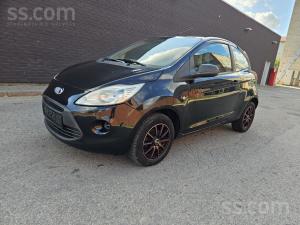 Melns Ford KA 2009 Cēsis, ar dzinēja tilpumu 1.30 L un nobraukumu 252 tūkst. km par 1600 €, foto  vietnē AUTOMOTO.COM.LV