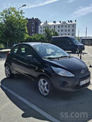 Black Ford KA 2009 in Riga, with an engine capacity of 1.20 L and mileage of 220 thousand km for 850 €, photo 3 on AUTOMOTO.COM.LV