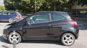 Black Ford KA 2009 in Riga, with an engine capacity of 1.20 L and mileage of 220 thousand km for 850 €, photo 4 on AUTOMOTO.COM.LV