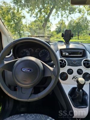 Black Ford KA 2009 in Riga, with an engine capacity of 1.20 L and mileage of 220 thousand km for 850 €, photo 12 on AUTOMOTO.COM.LV