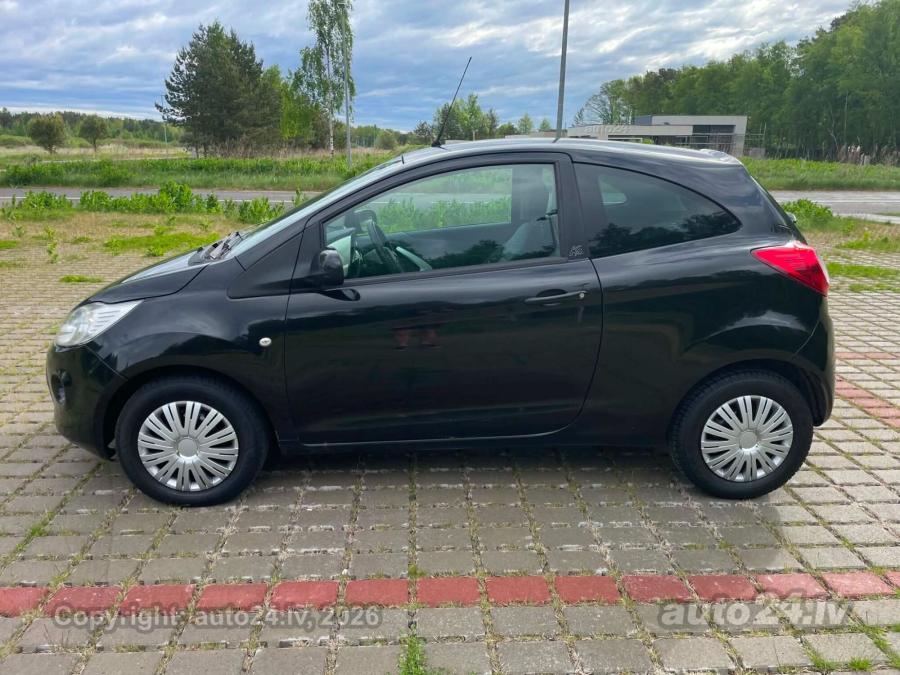 Black Ford KA 2011 in Tallinn, with an engine capacity of 1.30 L and mileage of 265 thousand km for 2199 €, photo 3 on AUTOMOTO.COM.LV