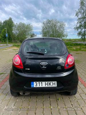 Black Ford KA 2011 in Tallinn, with an engine capacity of 1.30 L and mileage of 265 thousand km for 2199 €, photo 5 on AUTOMOTO.COM.LV