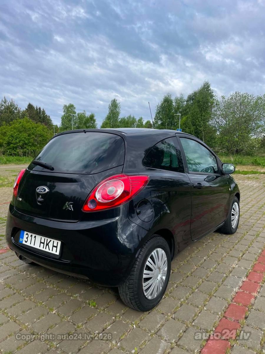 Black Ford KA 2011 in Tallinn, with an engine capacity of 1.30 L and mileage of 265 thousand km for 2199 €, photo 6 on AUTOMOTO.COM.LV