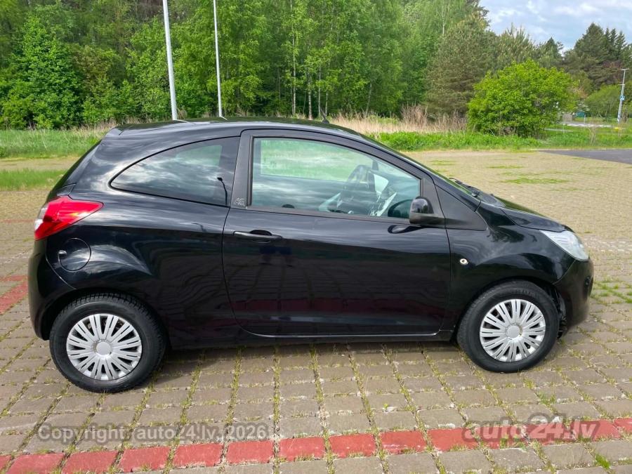 Black Ford KA 2011 in Tallinn, with an engine capacity of 1.30 L and mileage of 265 thousand km for 2199 €, photo 7 on AUTOMOTO.COM.LV