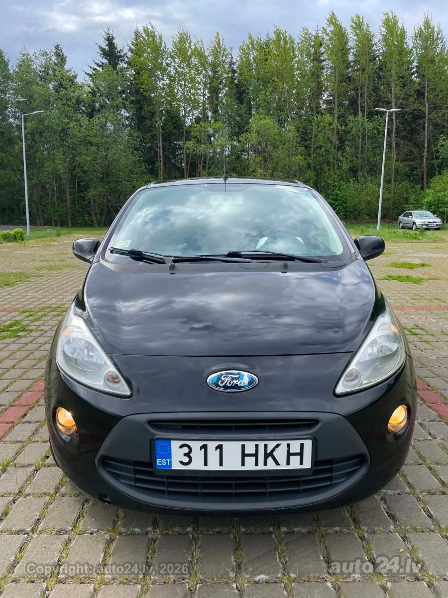 Black Ford KA 2011 in Tallinn, with an engine capacity of 1.30 L and mileage of 265 thousand km for 2199 €, photo 9 on AUTOMOTO.COM.LV