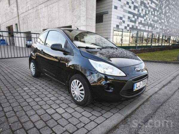 Black Ford KA 2009 in Jelgava, with an engine capacity of 1.20 L and mileage of 198 thousand km for 1600 €, photo 1 on AUTOMOTO.COM.LV