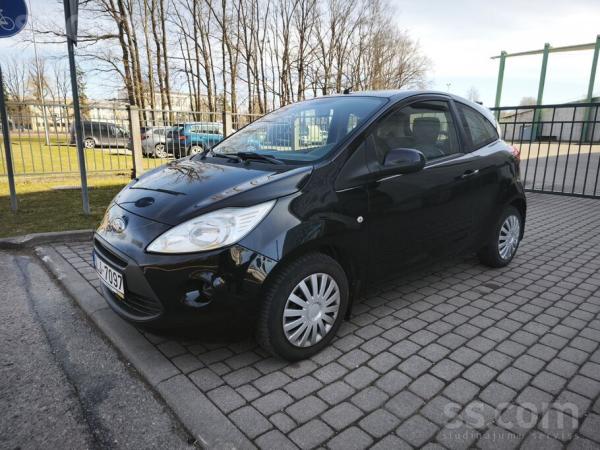 Black Ford KA 2009 in Jelgava, with an engine capacity of 1.20 L and mileage of 198 thousand km for 1600 €, photo 2 on AUTOMOTO.COM.LV