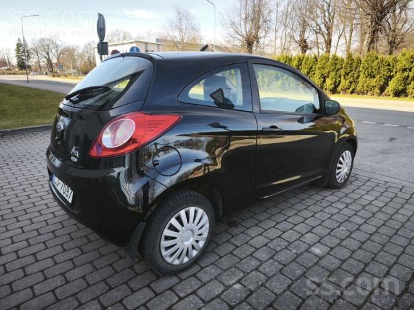 Black Ford KA 2009 in Jelgava, with an engine capacity of 1.20 L and mileage of 198 thousand km for 1600 €, photo 3 on AUTOMOTO.COM.LV
