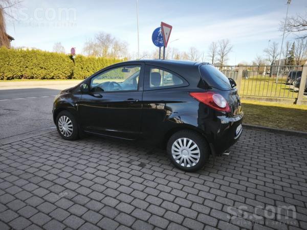 Black Ford KA 2009 in Jelgava, with an engine capacity of 1.20 L and mileage of 198 thousand km for 1600 €, photo 4 on AUTOMOTO.COM.LV