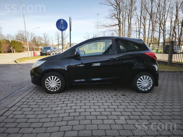 Black Ford KA 2009 in Jelgava, with an engine capacity of 1.20 L and mileage of 198 thousand km for 1600 €, photo 5 on AUTOMOTO.COM.LV
