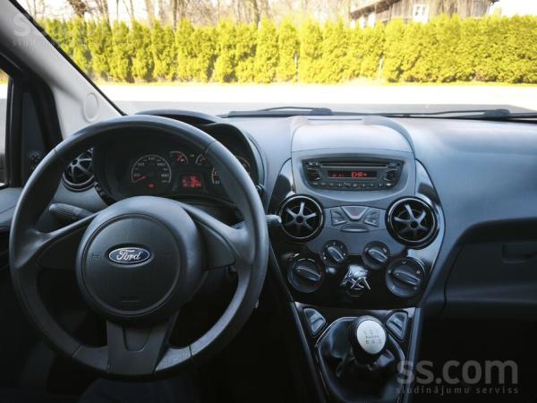 Black Ford KA 2009 in Jelgava, with an engine capacity of 1.20 L and mileage of 198 thousand km for 1600 €, photo 6 on AUTOMOTO.COM.LV
