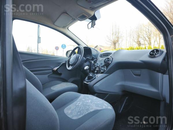 Black Ford KA 2009 in Jelgava, with an engine capacity of 1.20 L and mileage of 198 thousand km for 1600 €, photo 10 on AUTOMOTO.COM.LV