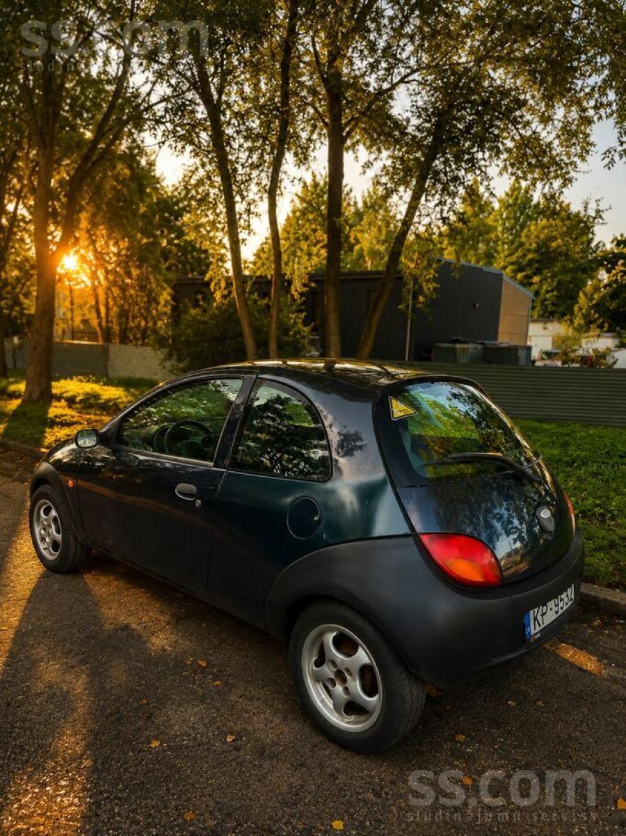 Blue Ford KA 2007 in Riga, with an engine capacity of 1.30 L and mileage of 122 thousand km for 1000 €, photo 3 on AUTOMOTO.COM.LV