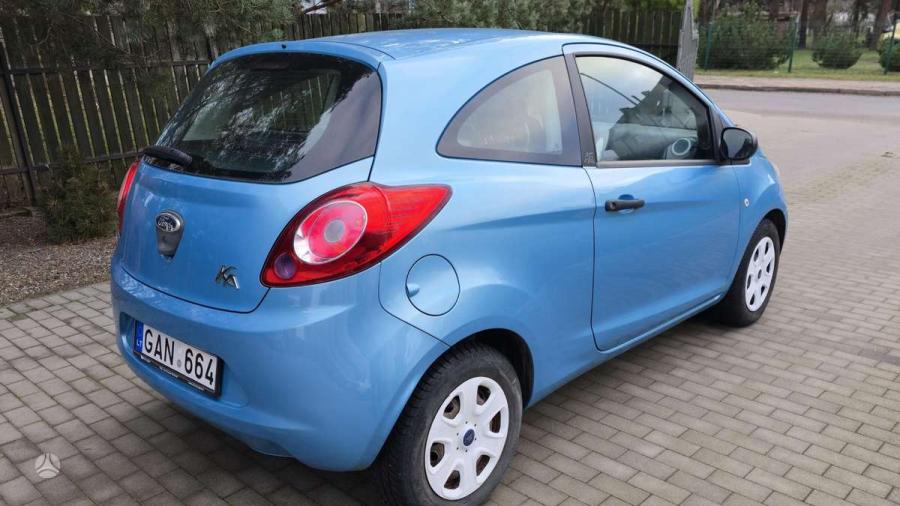 Blue Ford KA 2012 in Palanga, with an engine capacity of 1.24 L and mileage of 92 thousand km for 2250 €, photo 3 on AUTOMOTO.COM.LV