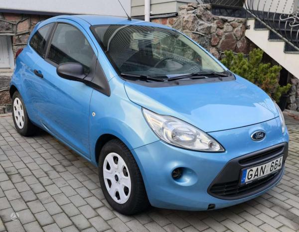 Blue Ford KA 2012 in Palanga, with an engine capacity of 1.24 L and mileage of 92 thousand km for 2250 €, photo 5 on AUTOMOTO.COM.LV
