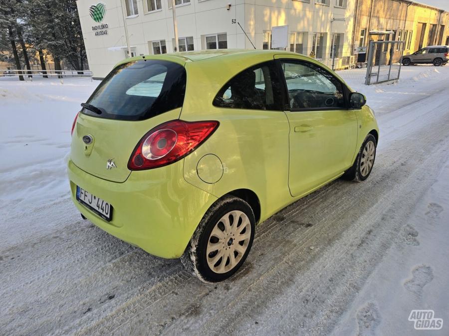 Green Ford KA 2011 in Radviliskis, with an engine capacity of 1.20 L and mileage of 196 thousand km for 1650 €, photo 4 on AUTOMOTO.COM.LV