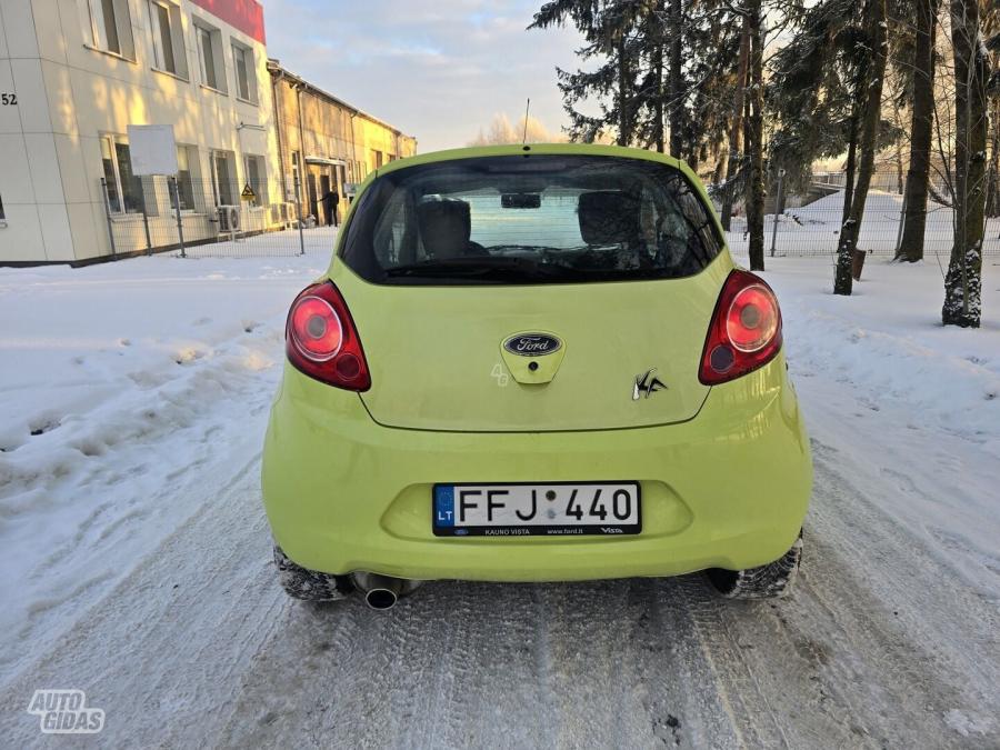 Green Ford KA 2011 in Radviliskis, with an engine capacity of 1.20 L and mileage of 196 thousand km for 1650 €, photo 10 on AUTOMOTO.COM.LV
