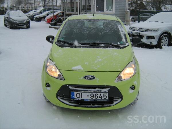 Green Ford KA 2012 in Rezekne, with an engine capacity of 1.20 L and mileage of 165 thousand km for 2500 €, photo 2 on AUTOMOTO.COM.LV