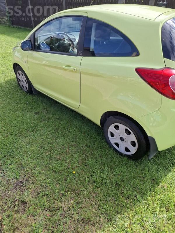 Green Ford KA 2013 in Riga, with an engine capacity of 1.20 L and mileage of 97 thousand km for 3000 €, photo 8 on AUTOMOTO.COM.LV