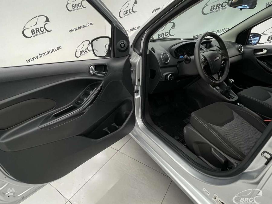 Grey Ford KA 2017 in Vilnius, with an engine capacity of 1.20 L and mileage of 84 thousand km for 6000 €, photo 20 on AUTOMOTO.COM.LV
