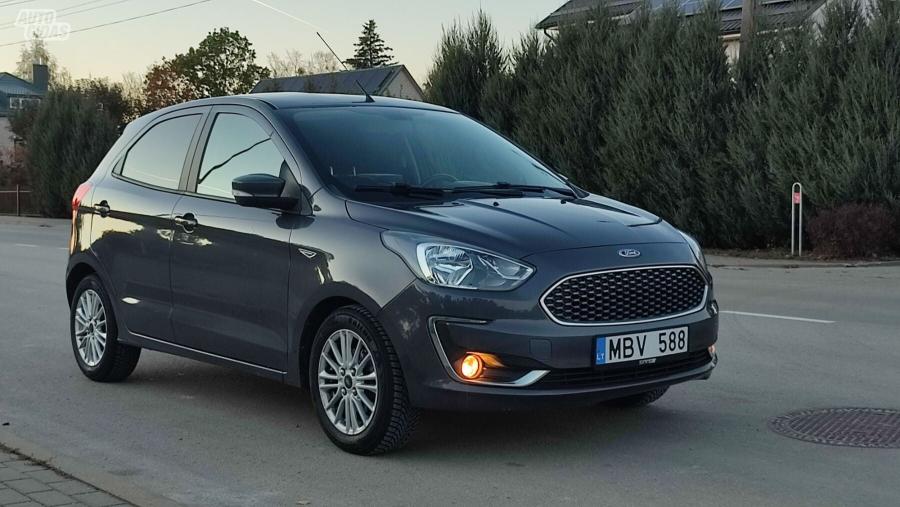 Grey Ford KA 2019 in Kaunas, with an engine capacity of 1.20 L and mileage of 105 thousand km for 5200 €, photo 4 on AUTOMOTO.COM.LV
