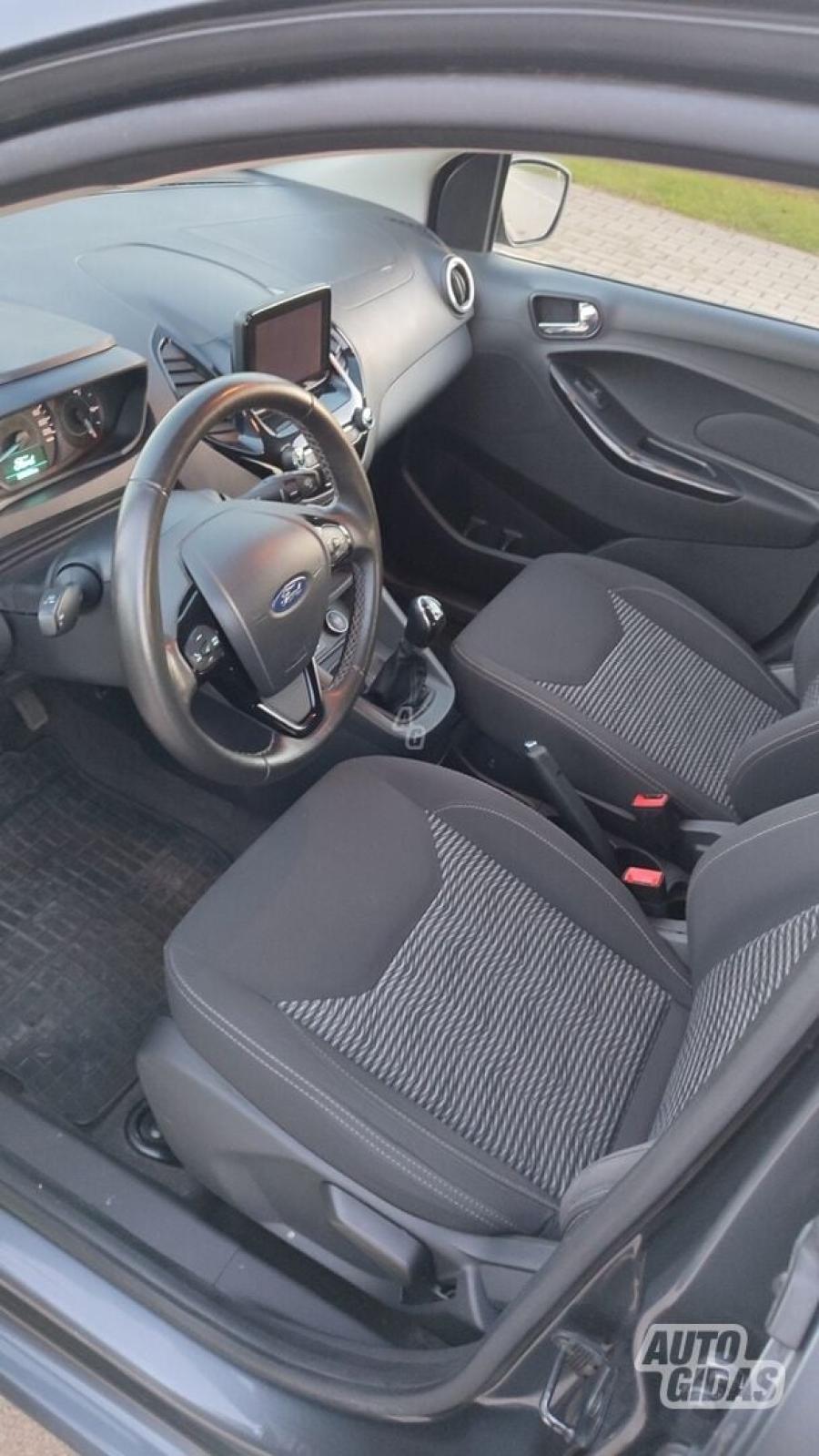 Grey Ford KA 2019 in Kaunas, with an engine capacity of 1.20 L and mileage of 105 thousand km for 5200 €, photo 9 on AUTOMOTO.COM.LV