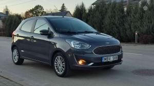 Pelēks Ford KA 2019 Kauņa, ar dzinēja tilpumu 1.20 L un nobraukumu 105 tūkst. km par 5200 €, foto  vietnē AUTOMOTO.COM.LV