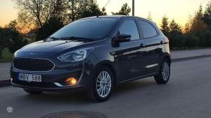 Grey Ford KA 2019 in Kaunas, with an engine capacity of 1.20 L and mileage of 105 thousand km for 5200 €, photo 6 on AUTOMOTO.COM.LV