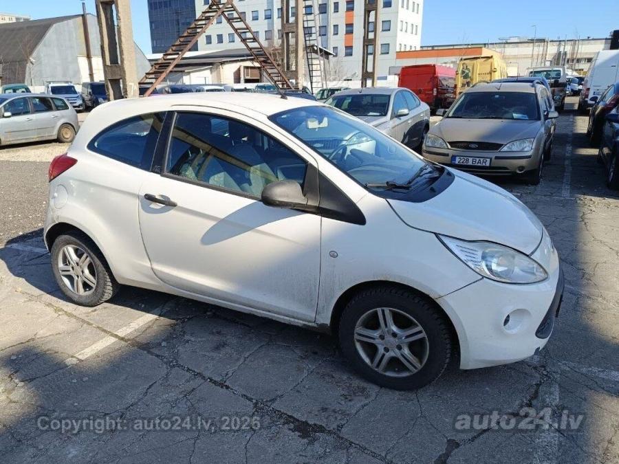 White Ford KA 2011 in Tallinn, with an engine capacity of 1.20 L and mileage of 310 thousand km for 799 €, photo 1 on AUTOMOTO.COM.LV