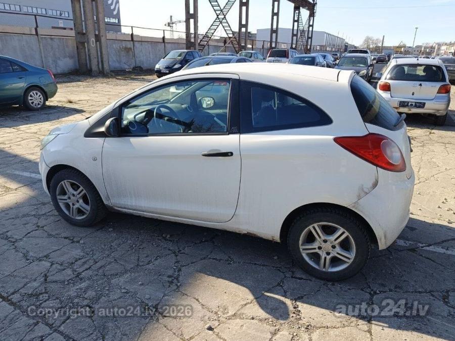 White Ford KA 2011 in Tallinn, with an engine capacity of 1.20 L and mileage of 310 thousand km for 799 €, photo 4 on AUTOMOTO.COM.LV