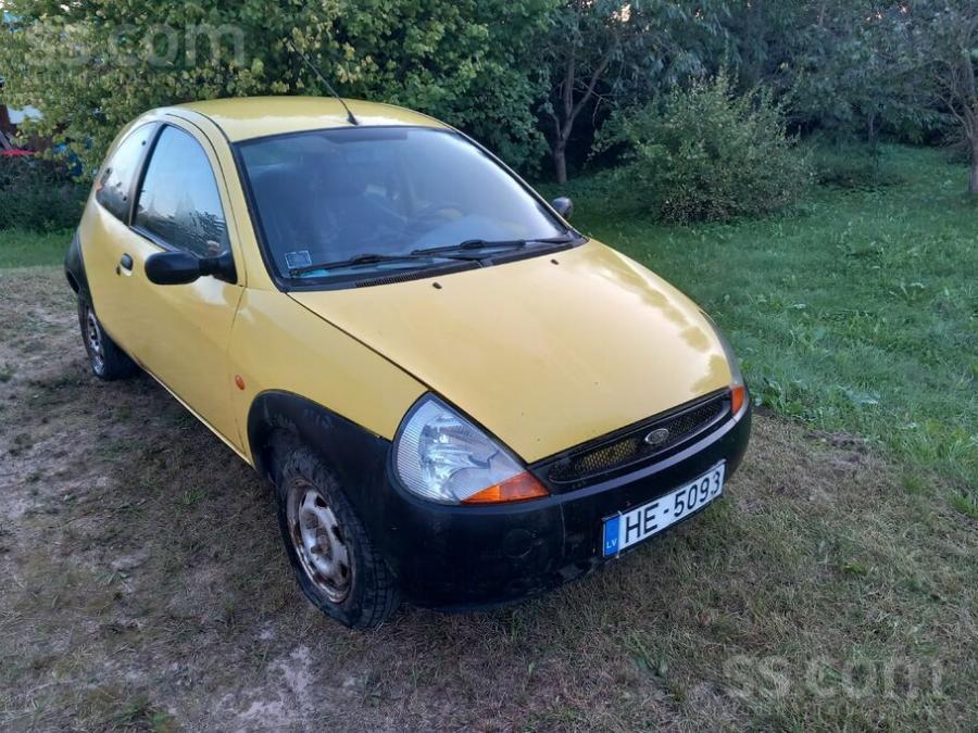 Dzeltens Ford KA 1998 Jelgava, ar dzinēja tilpumu 1.30 L un nobraukumu 130 tūkst. km par 2200 €, foto 1 vietnē AUTOMOTO.COM.LV
