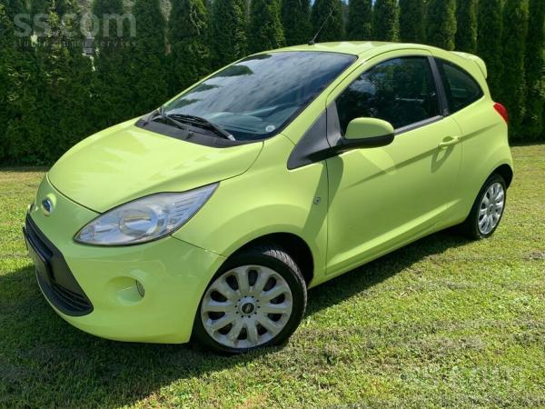 Yellow Ford KA 2009 in Riga, with an engine capacity of 1.20 L and mileage of 205 thousand km for 1990 €, photo 1 on AUTOMOTO.COM.LV