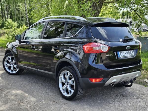 Black Ford Kuga 2008 in Riga, with an engine capacity of 2.00 L and mileage of 247 thousand km for 5870 €, photo 5 on AUTOMOTO.COM.LV