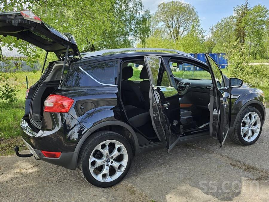 Black Ford Kuga 2008 in Riga, with an engine capacity of 2.00 L and mileage of 247 thousand km for 5870 €, photo 31 on AUTOMOTO.COM.LV