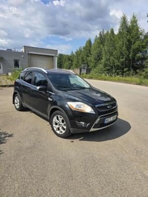 Black Ford Kuga 2008 in Panevezys, with an engine capacity of 2.00 L and mileage of 254 thousand km for 3600 €, photo 6 on AUTOMOTO.COM.LV