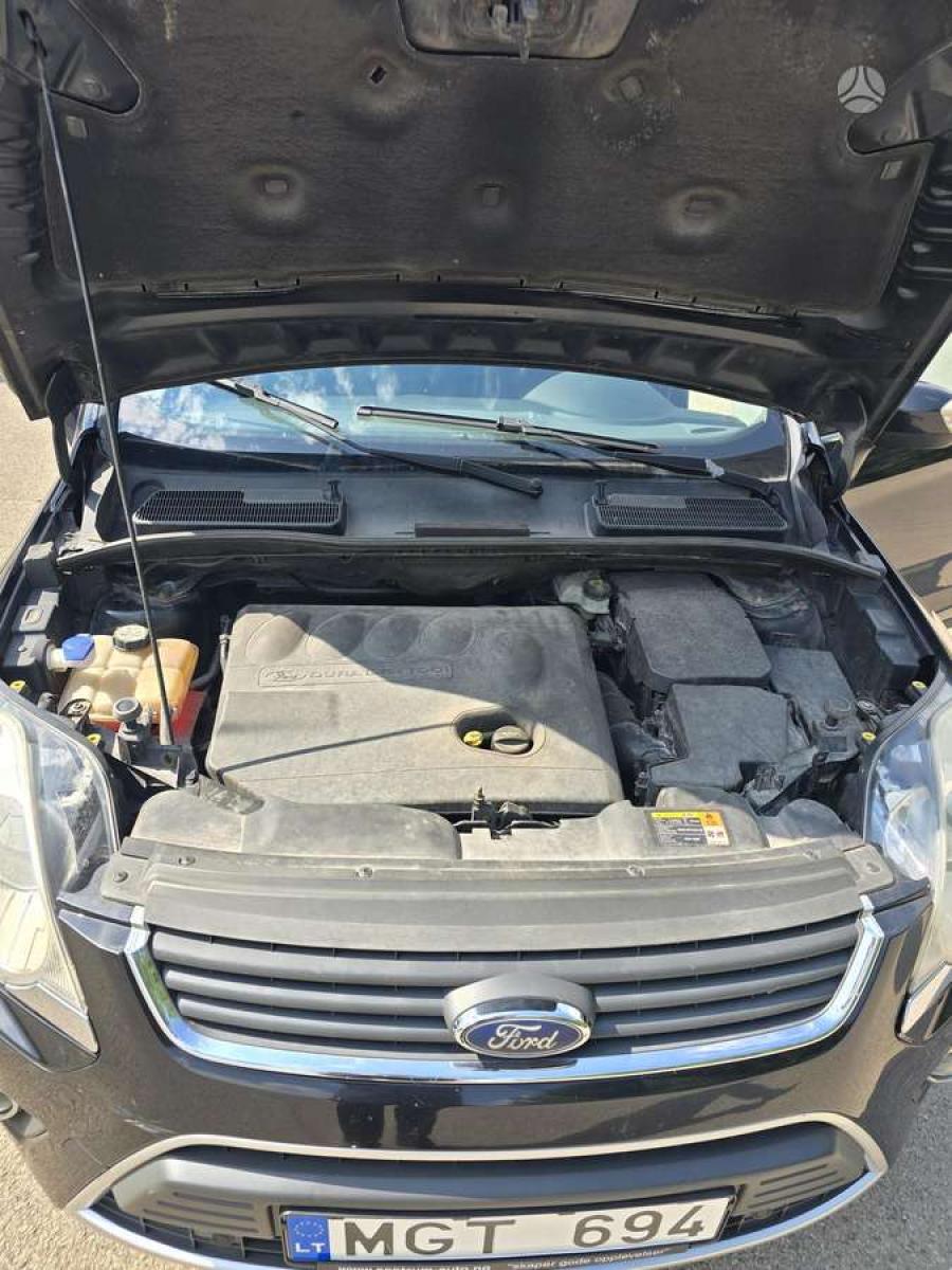 Black Ford Kuga 2008 in Panevezys, with an engine capacity of 2.00 L and mileage of 254 thousand km for 3600 €, photo 12 on AUTOMOTO.COM.LV