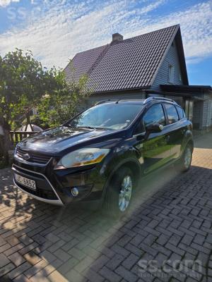 Black Ford Kuga 2008 in Kuldiga, with an engine capacity of 2.00 L and mileage of 330 thousand km for 4250 €, photo 3 on AUTOMOTO.COM.LV