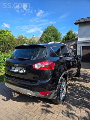 Black Ford Kuga 2008 in Kuldiga, with an engine capacity of 2.00 L and mileage of 330 thousand km for 4250 €, photo 5 on AUTOMOTO.COM.LV