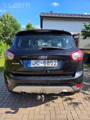 Black Ford Kuga 2008 in Kuldiga, with an engine capacity of 2.00 L and mileage of 330 thousand km for 4250 €, photo 9 on AUTOMOTO.COM.LV