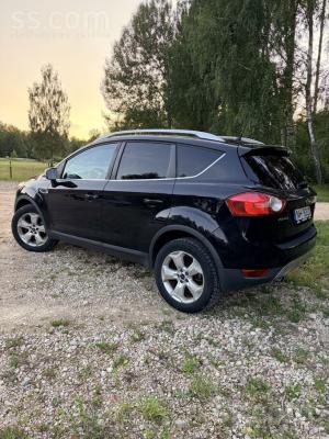 Black Ford Kuga 2008 in Riga, with an engine capacity of 2.00 L and mileage of 303 thousand km for 5500 €, photo 5 on AUTOMOTO.COM.LV