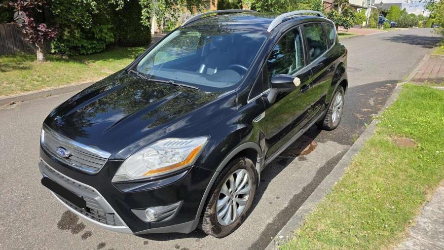 Black Ford Kuga 2008 in Vilnius, with an engine capacity of 2.00 L and mileage of 238 thousand km for 3200 €, photo 1 on AUTOMOTO.COM.LV