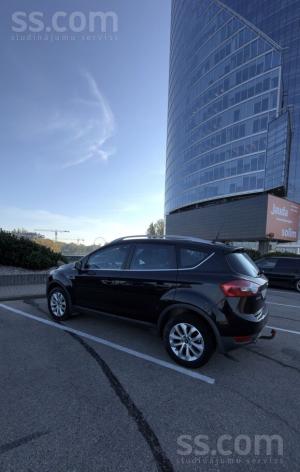 Black Ford Kuga 2008 in Riga, with an engine capacity of 2.00 L and mileage of 266 thousand km for 4300 €, photo 4 on AUTOMOTO.COM.LV